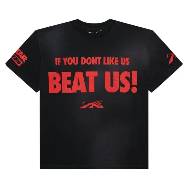 HELLSTAR Beat Us! T-shirt /red - Black