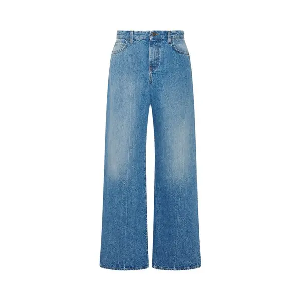 THE ROW Slim Waist Eglitta Jean - Blue