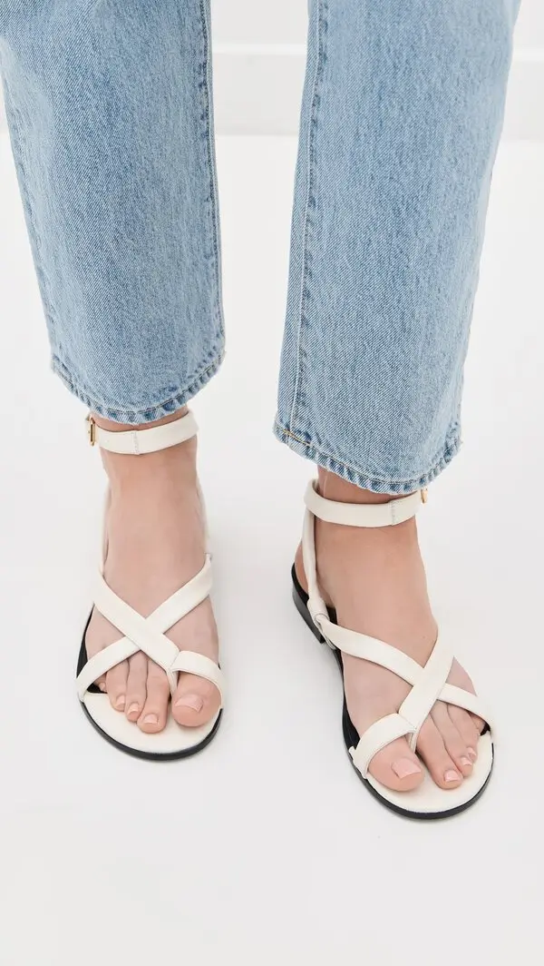 Co Asymmetric Toe Ring Gladiator Sandals