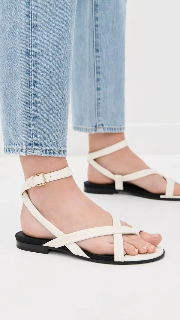 Co Asymmetric Toe Ring Gladiator Sandals