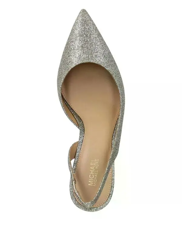 Michael Kors 75mm Glitter Pumps