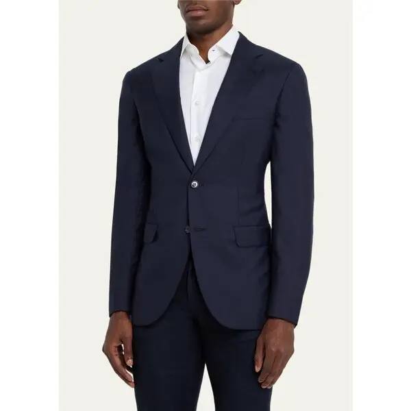 Brioni Solid Wool-silk Blazer