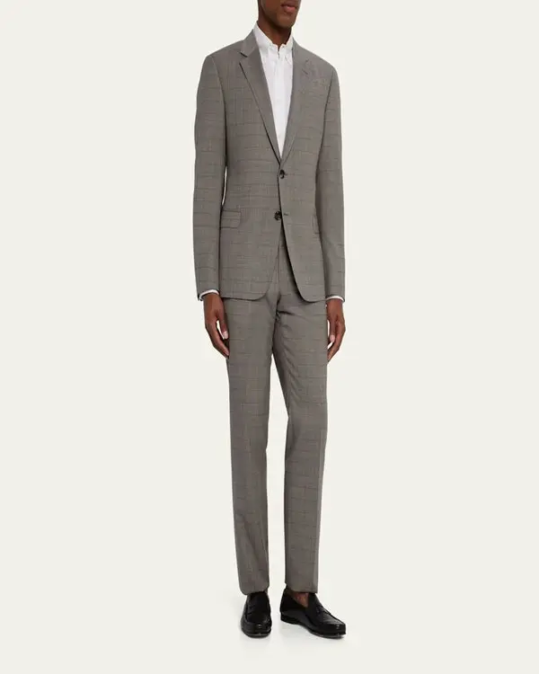 Giorgio Armani Windowpane Suit