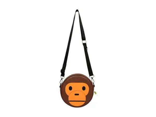 A BATHING APE Baby Milo Shoulder Bag - Brown