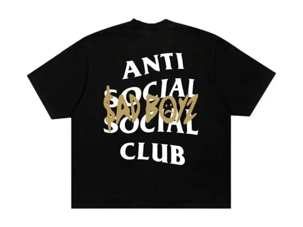 ANTI SOCIAL SOCIAL CLUB Sadboyz Sad Boyz Tee Shirt - Black