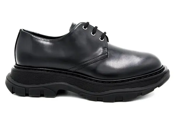 Alexander McQueen Chunky Sole Lace-up Sneakers - Black