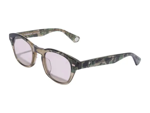 A BATHING APE 7 Sunglasses - Grey/brown