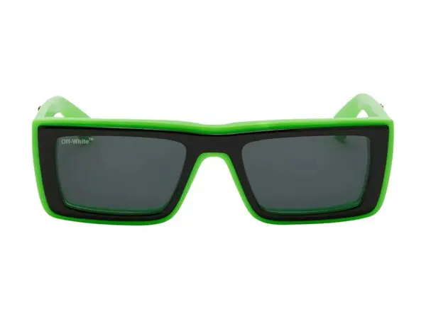 Off-White Jacob Rectangle Frame Sunglasses - Green (oeri043f22pla0015907)
