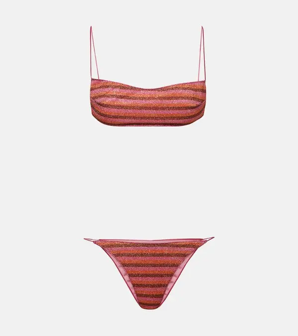 Oseree Lumière Striped Bikini - Multicoloured