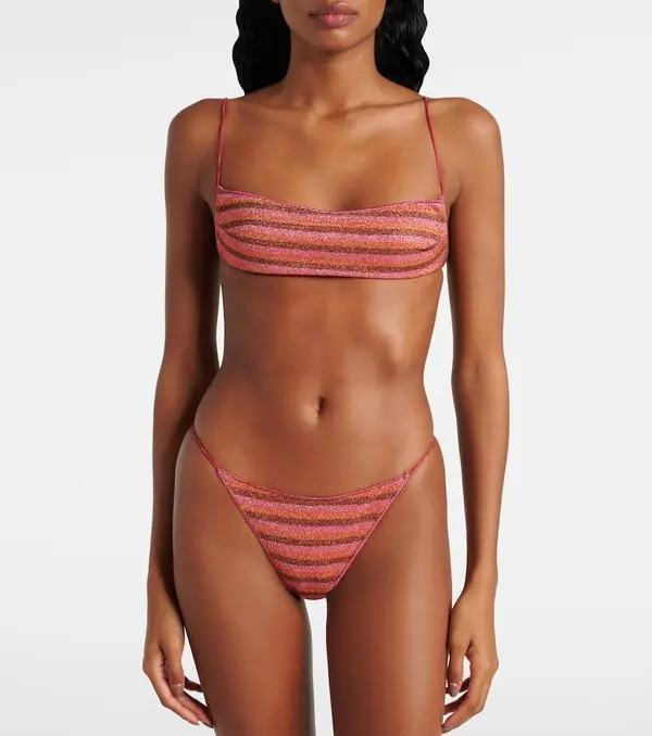 Oseree Lumière Striped Bikini
