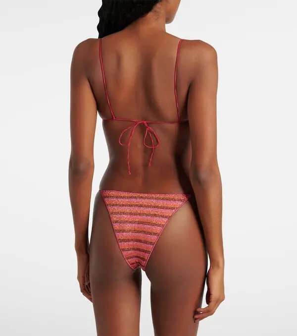 Oseree Lumière Striped Bikini
