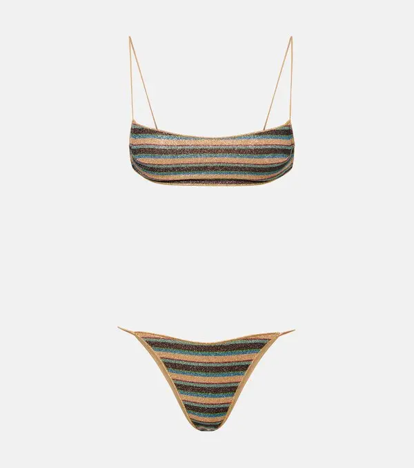 Oseree Lumière Striped Bikini - Multicoloured