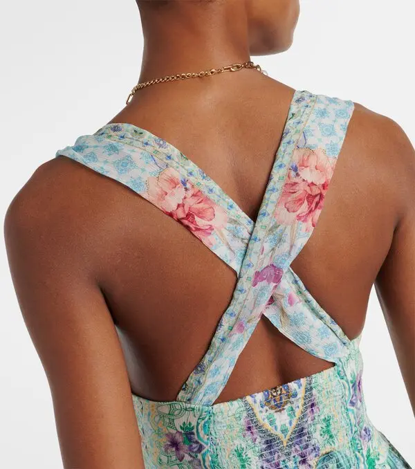 Camilla Crystal-embellished Silk Maxi Dress