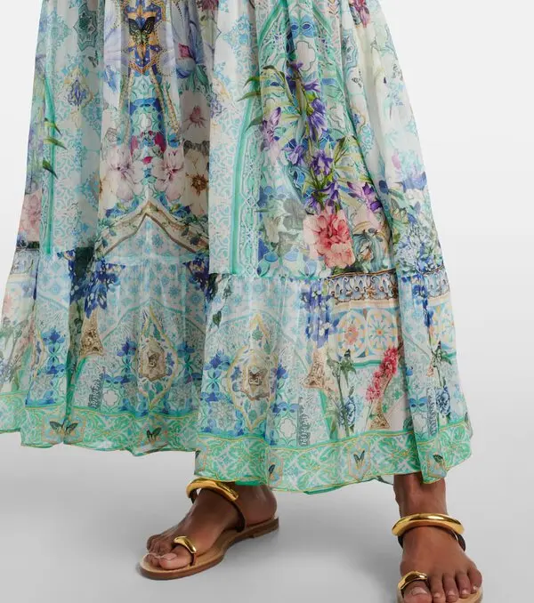 Camilla Crystal-embellished Silk Maxi Dress