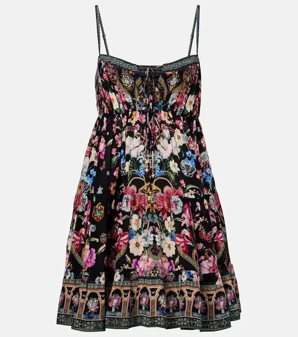 Camilla Crystal-embellished Minidress