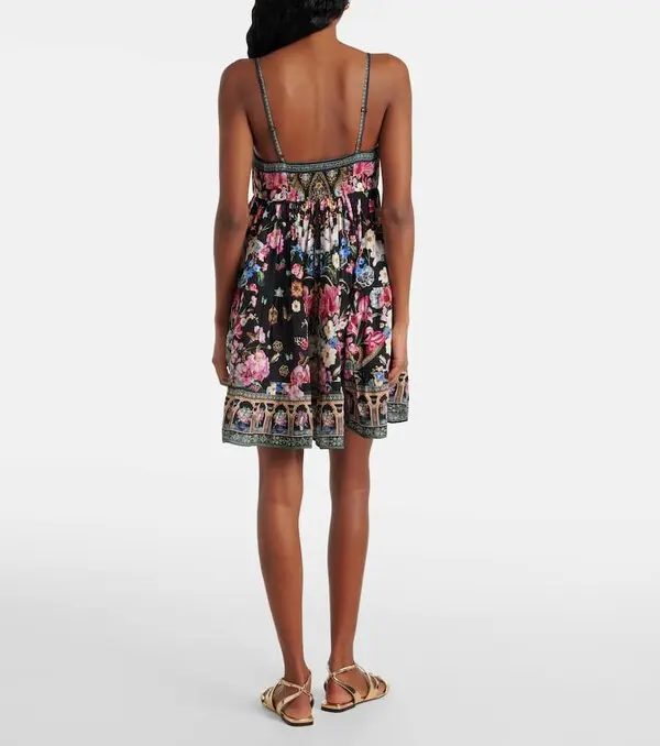 Camilla Crystal-embellished Minidress