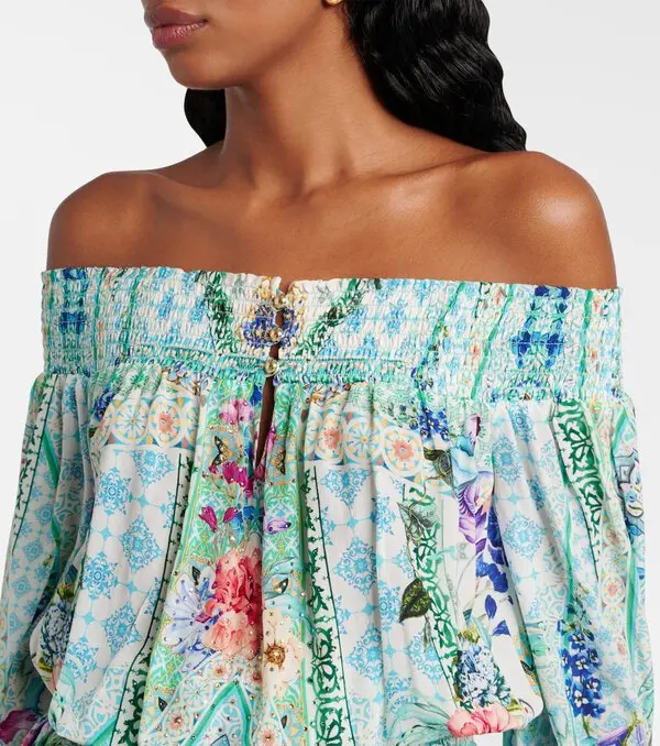 Camilla Crystal-embellished Minidress