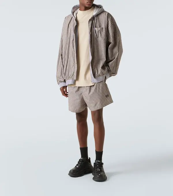 Balenciaga Logo Cotton Jersey T-shirt - Beige