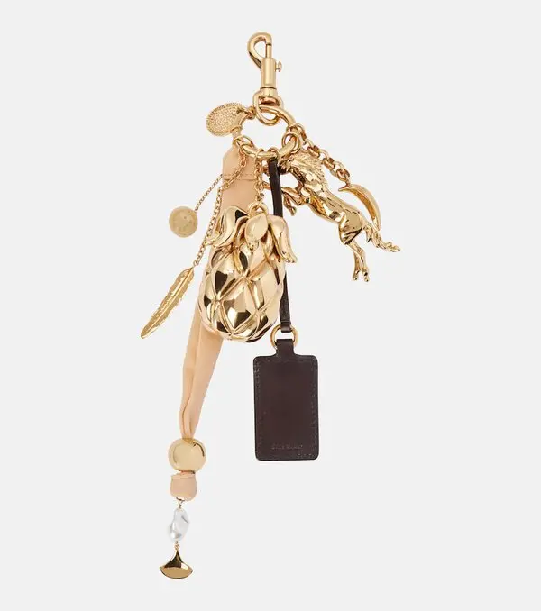 Chloé Giga Pineapple Leather Bag Charm