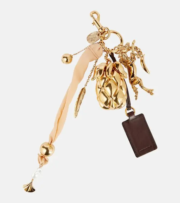 Chloé Giga Pineapple Leather Bag Charm