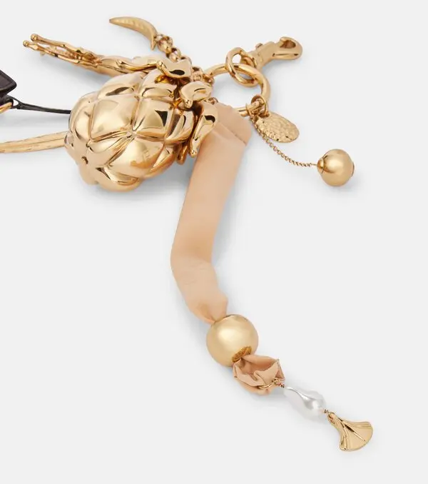 Chloé Giga Pineapple Leather Bag Charm