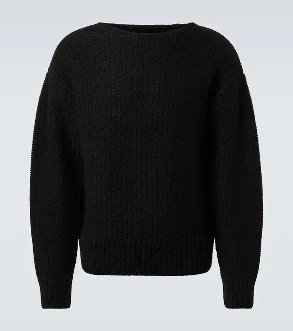 Visvim Logo Wool And Mohair-blend Sweater