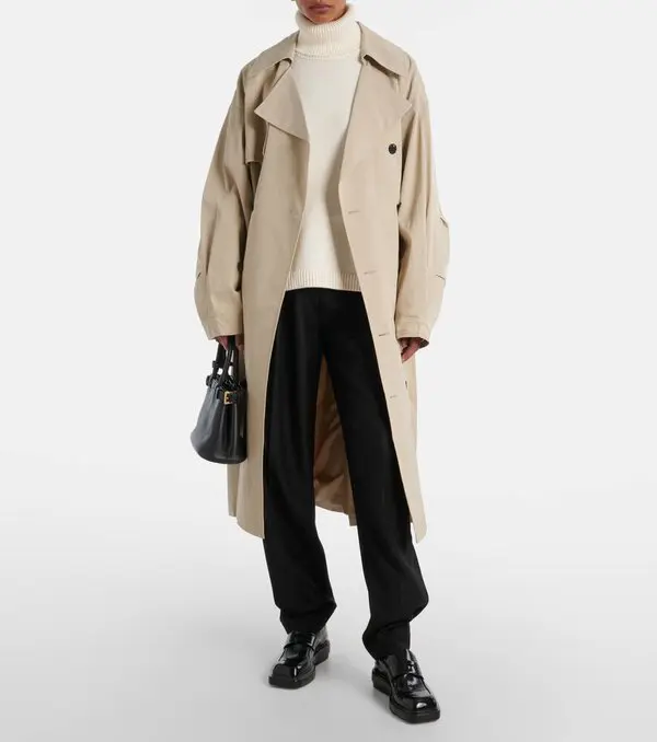 THE FRANKIE SHOP - The Frankie Shop Mavis Oversized Trench Coat
