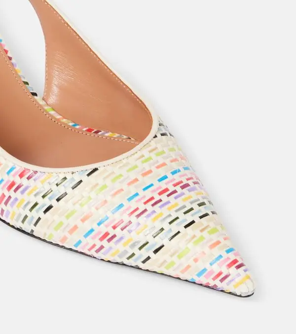 AQUAZZURA New Purist Sling 50 Slingback Pumps