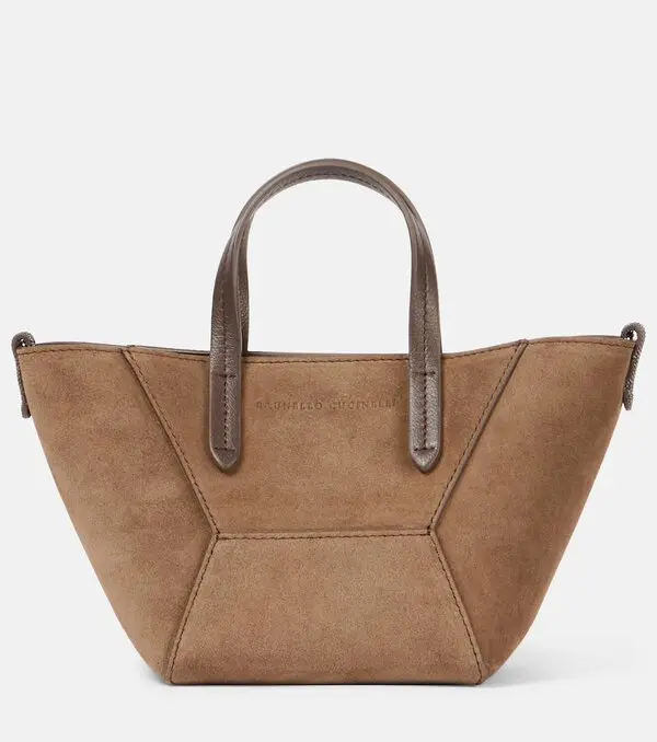 Brunello Cucinelli Bc Duo Mini Monili Tote - Brown