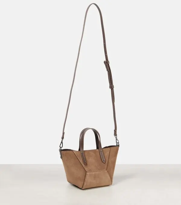 Brunello Cucinelli Bc Duo Mini Monili Tote - Brown