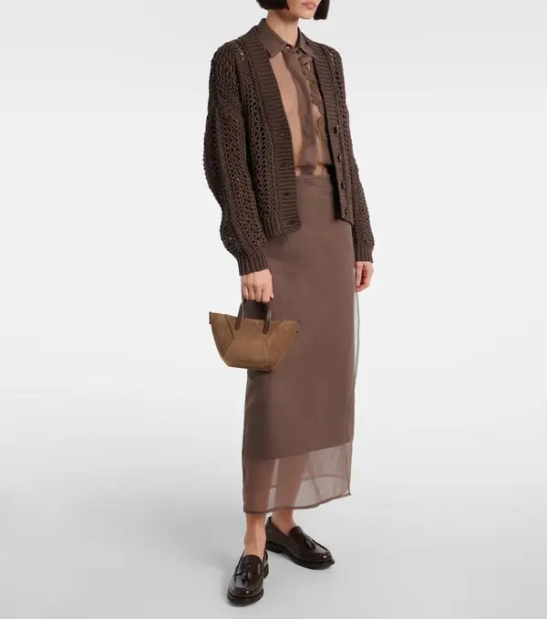 Brunello Cucinelli Bc Duo Mini Monili Tote - Brown