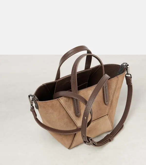 Brunello Cucinelli Bc Duo Mini Monili Tote - Brown