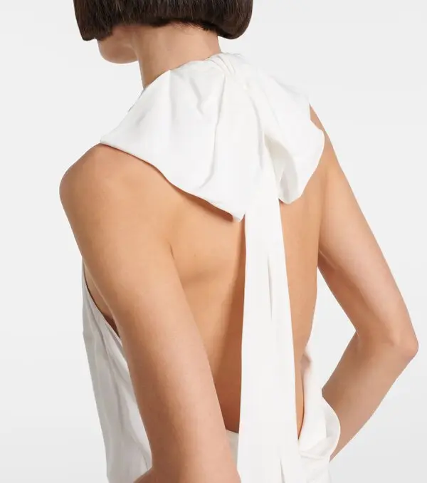 Simone Rocha Bow-detail Open-back Gown