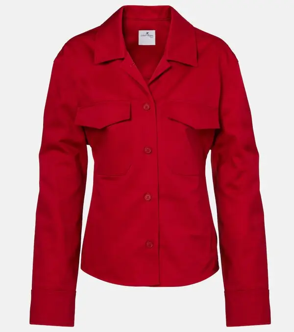 COURREGES Logo Shirt - Red