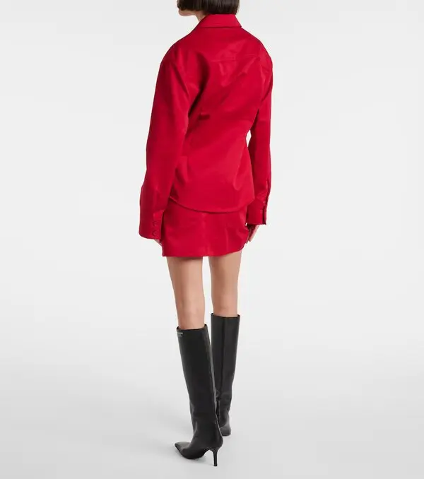 COURREGES Logo Shirt - Red