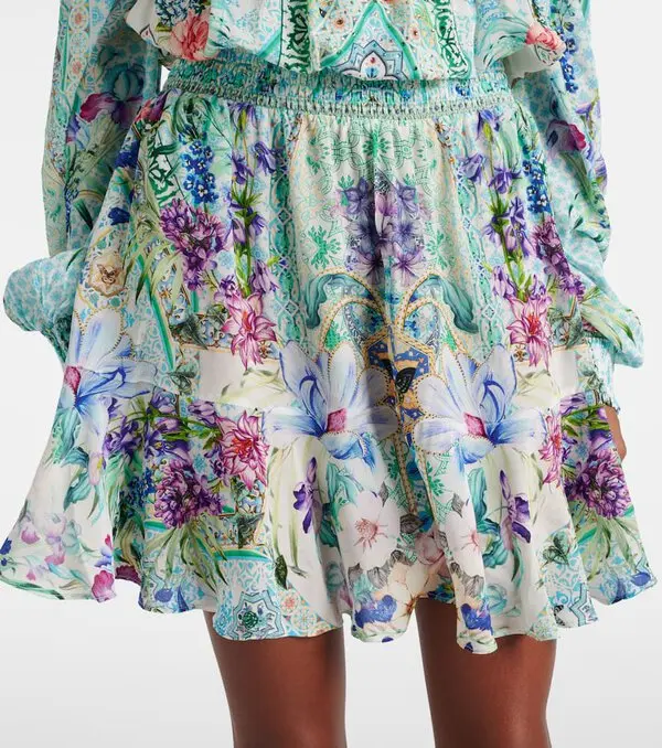 Camilla Crystal-embellished Minidress - Multicoloured