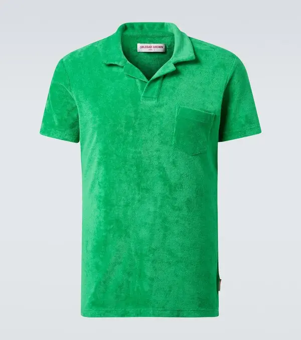 Orlebar Brown Cotton Terry Polo Shirt