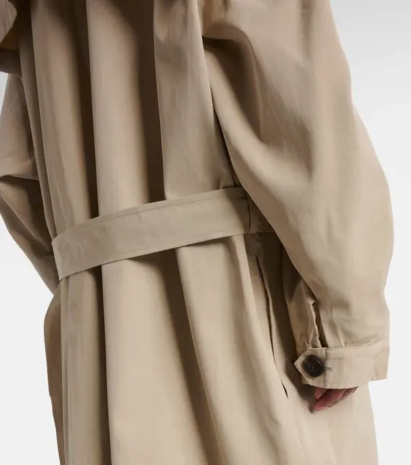 THE FRANKIE SHOP Mavis Oversized Trench Coat