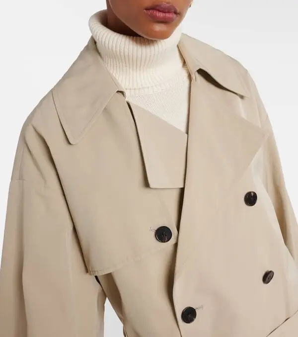 THE FRANKIE SHOP Mavis Oversized Trench Coat