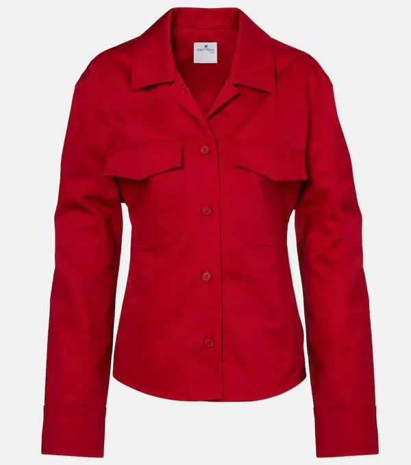 COURREGES Logo Shirt - Red