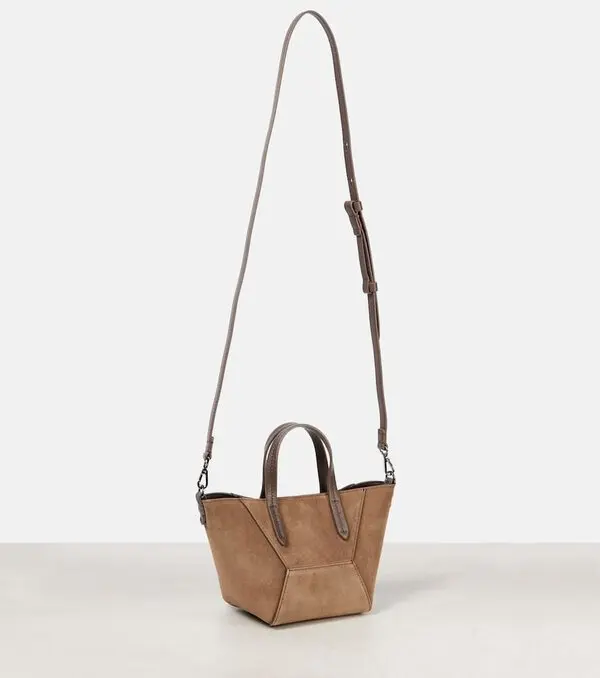 Brunello Cucinelli Bc Duo Mini Monili Tote - Brown