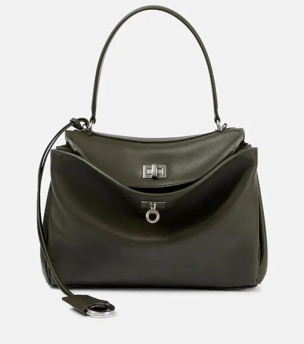 Balenciaga Rodeo Small Leather Tote Bag