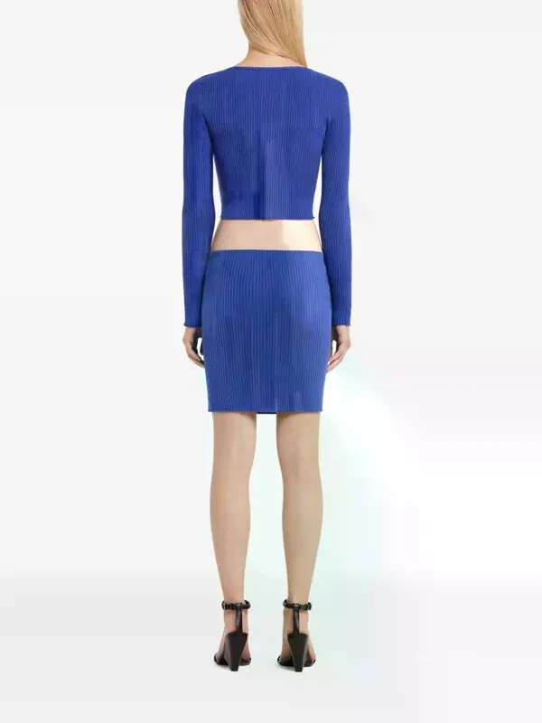 COURREGES Solar Cardigan - Blue