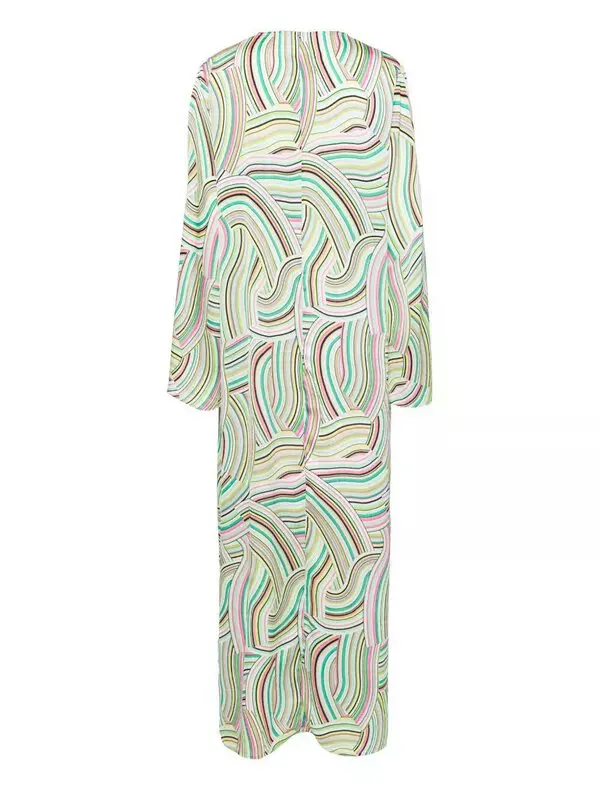 BAMBAH Geometric Striped Kaftan
