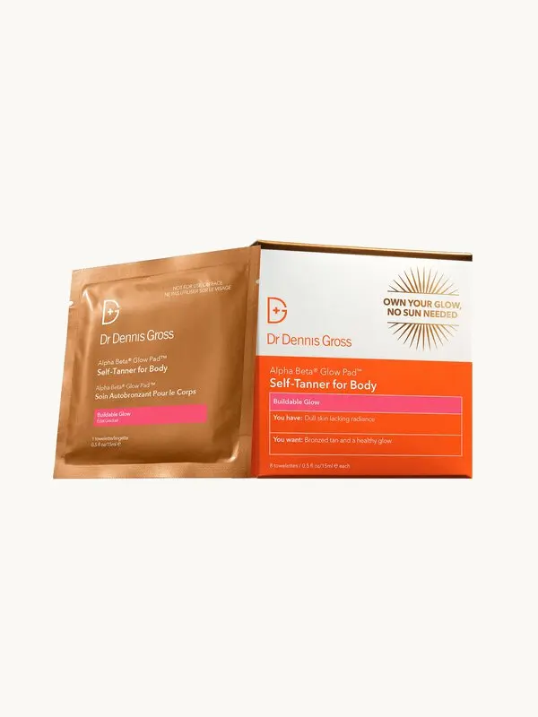 DR. DENNIS GROSS SKINCARE Alpha Beta Glow Pad Self-tanner For Body - One-color