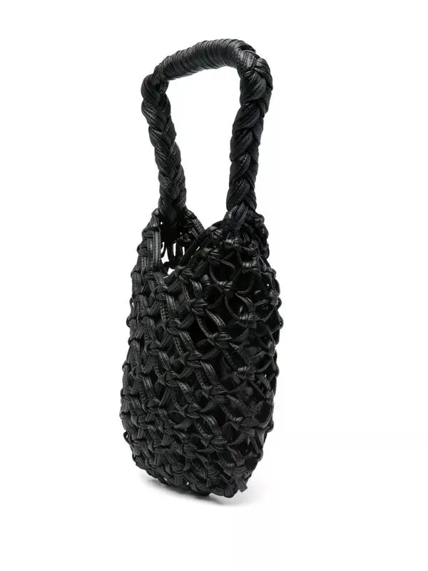 Comme Des Garçons Openwork Tote Bag - Black