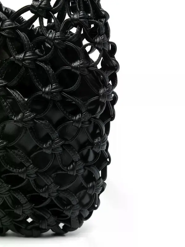 Comme Des Garçons Openwork Tote Bag - Black