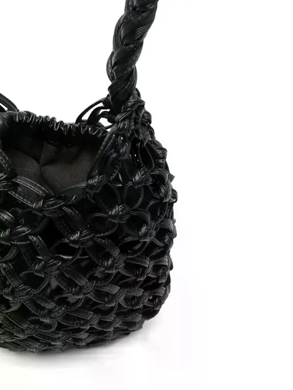 Comme Des Garçons Openwork Tote Bag - Black