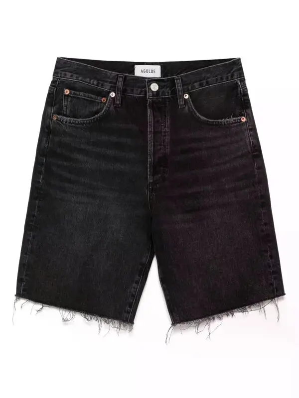 AGOLDE 90's Denim Shorts - Black