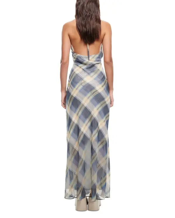 maxi cherry dress Cherry Maxi Dress with Embroidered Sleeves